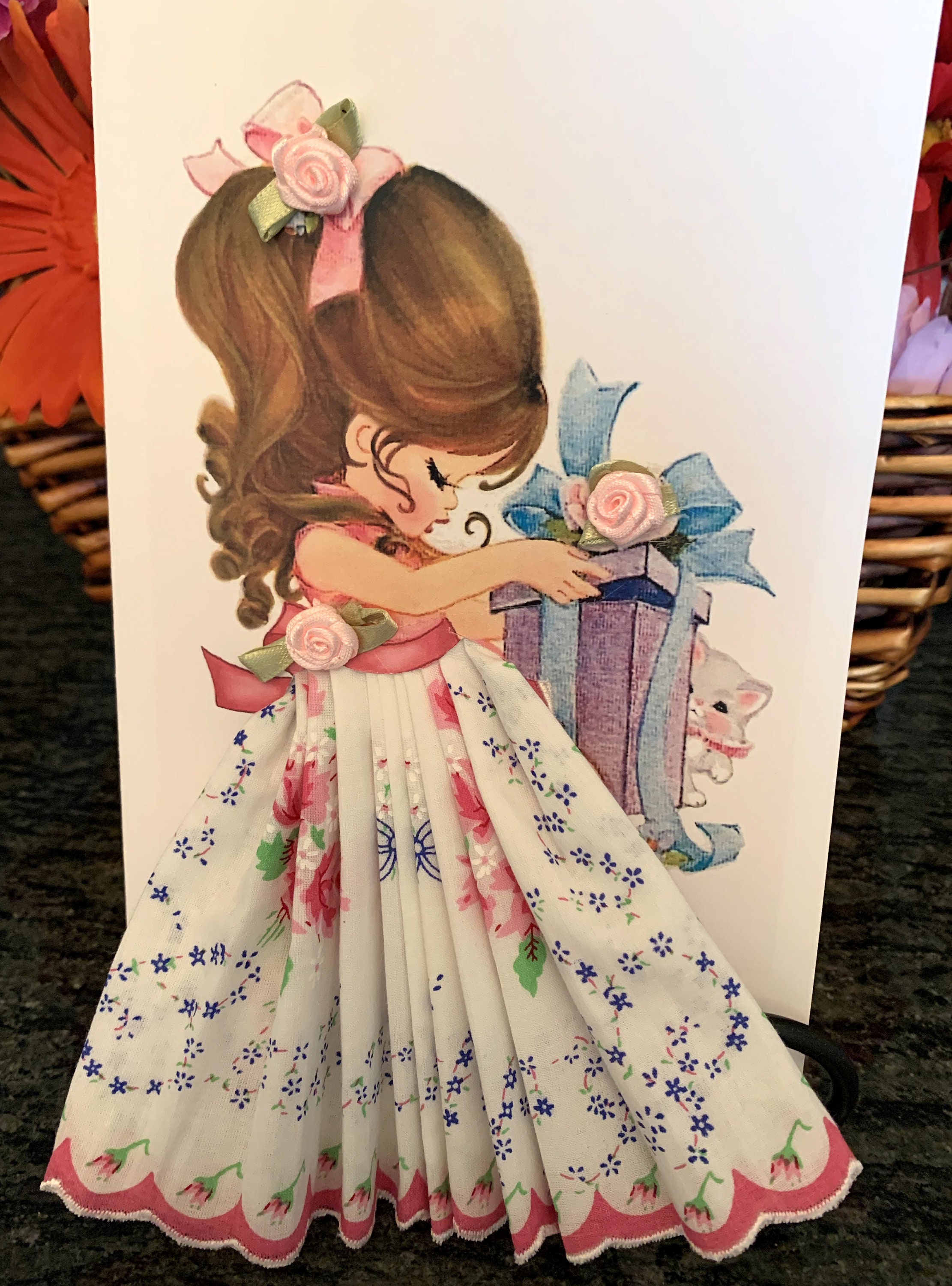 Happy Birthday Keepsake Hanky Card - Etsy
