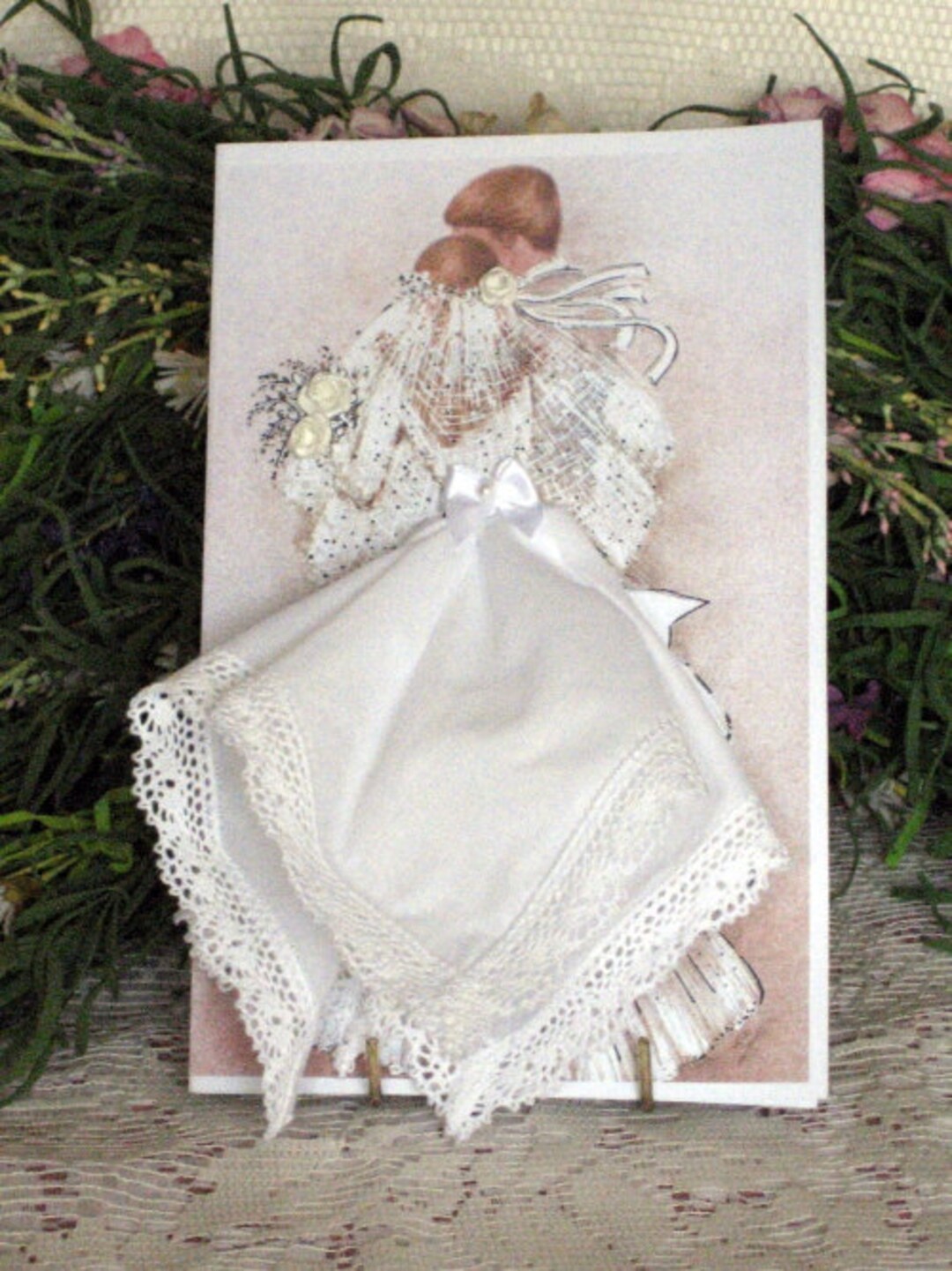 Bridal Hanky Card - Etsy