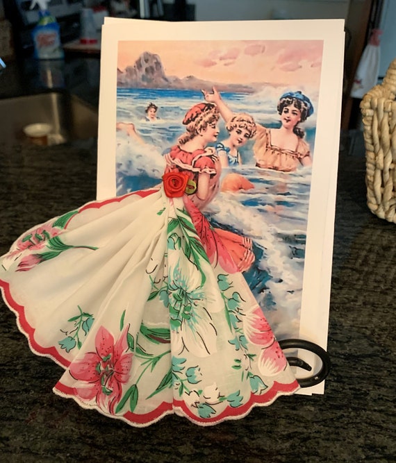 Summer Fun Keepsake Hanky Card - Etsy