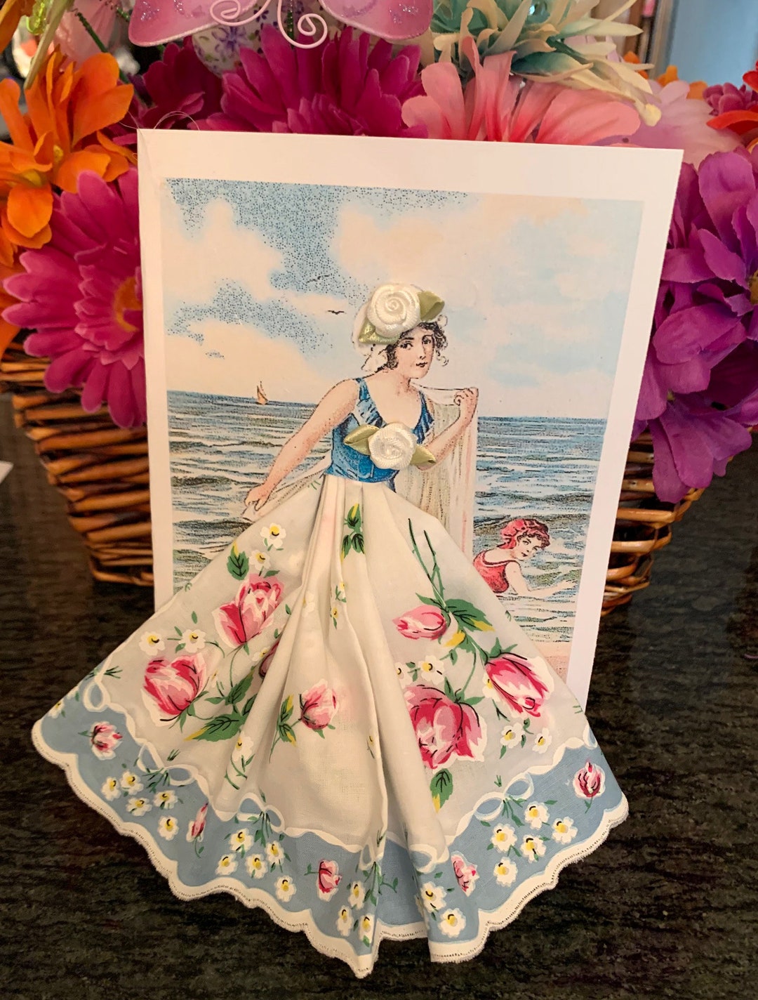 Fun in the Sun Keepsake Hanky Card - Etsy