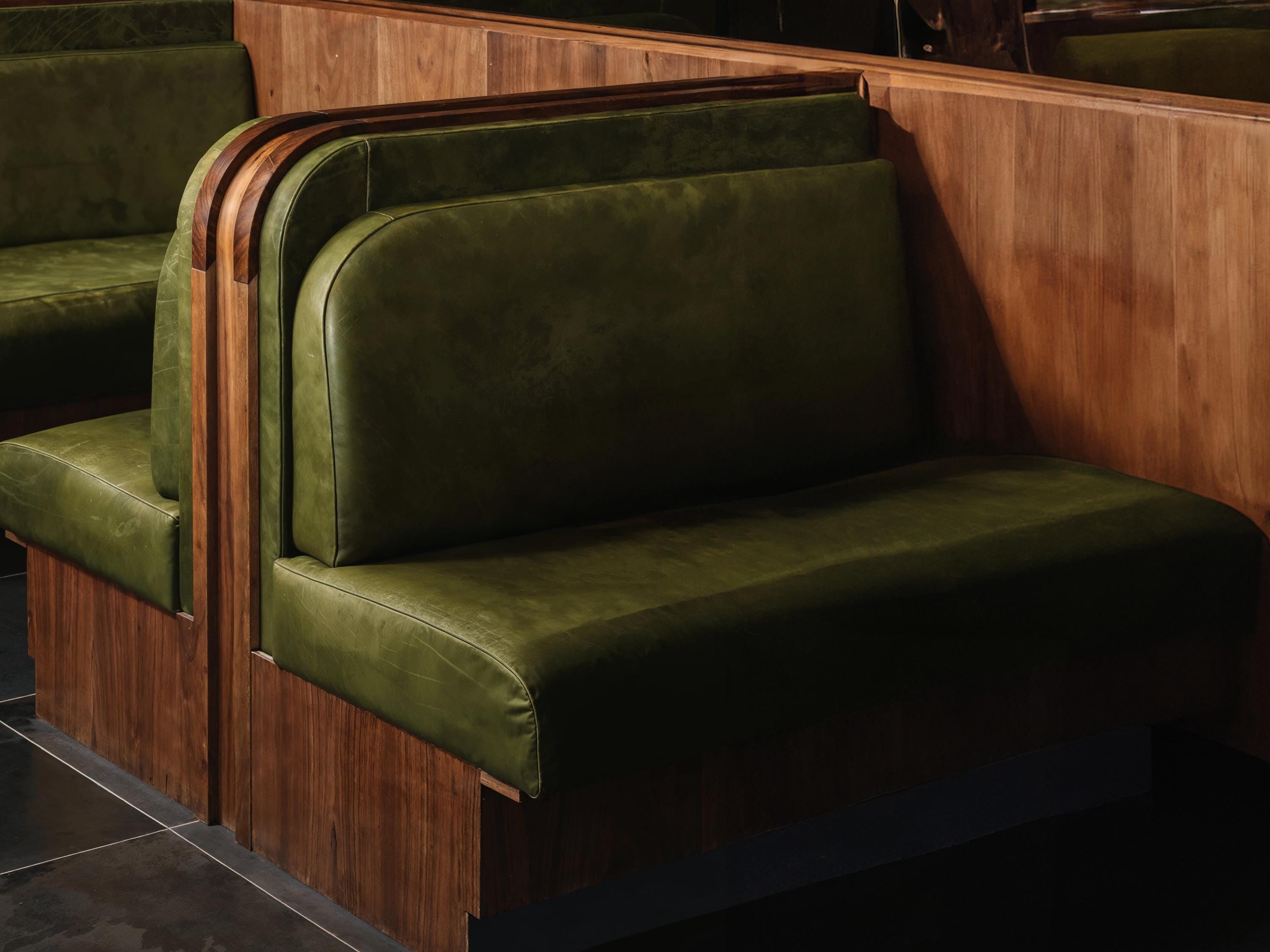 Green Glossy Leather Backrest, Faux Leather Cushion, Home Decor, Custom ...