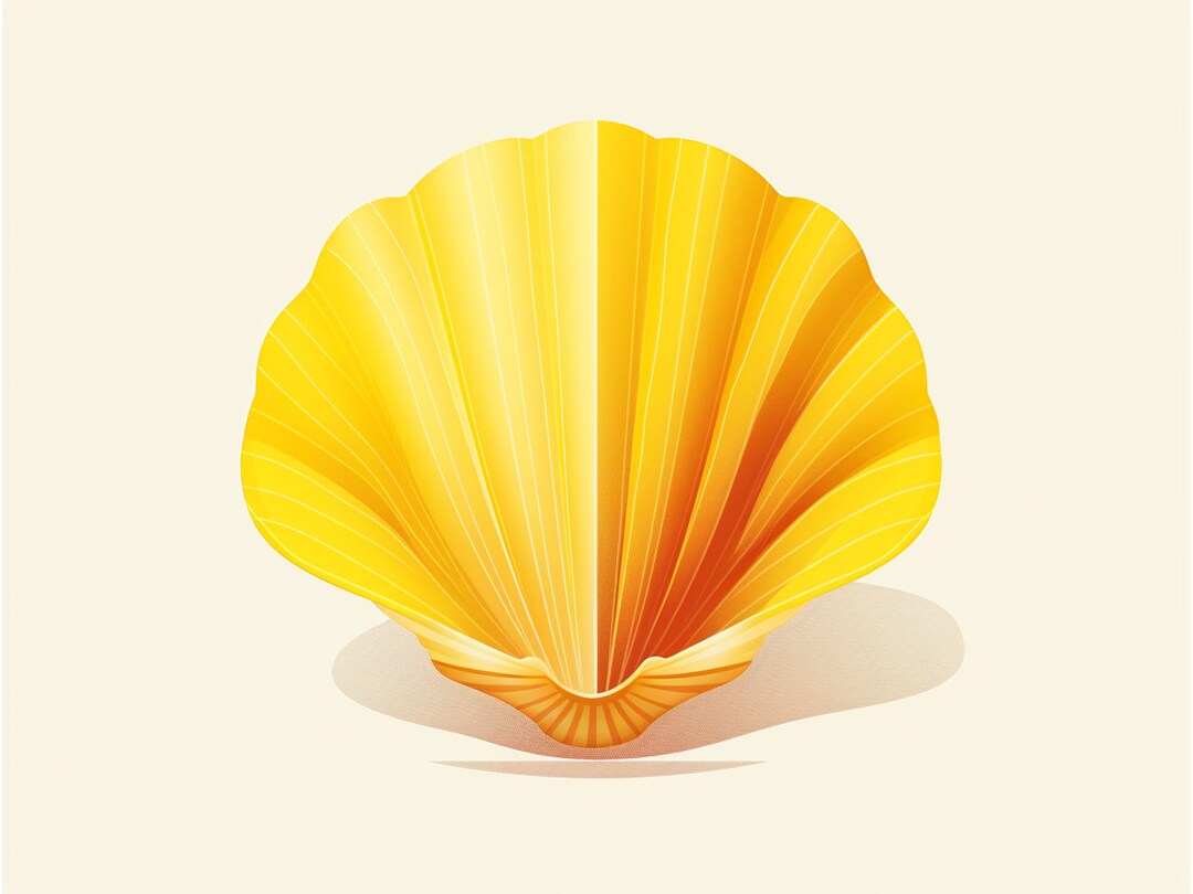 Vintage Shell Illustration PNG for Nautical Creations - Etsy