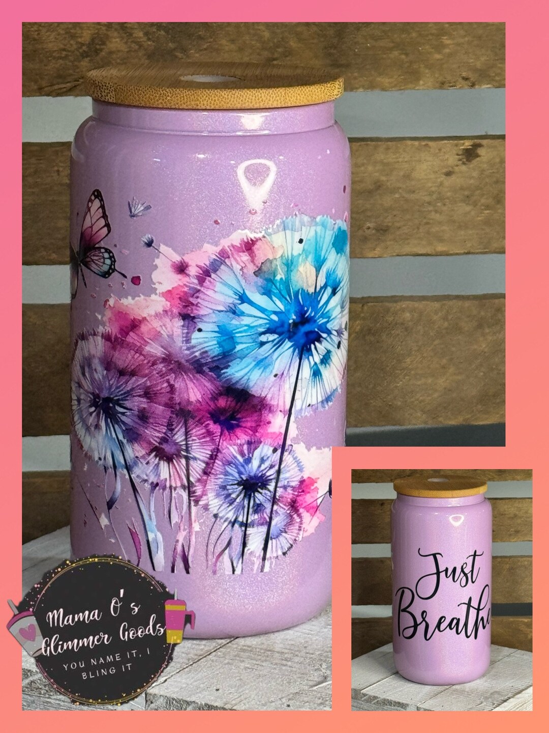 16oz Shimmer Glass Libbey Cup - Etsy