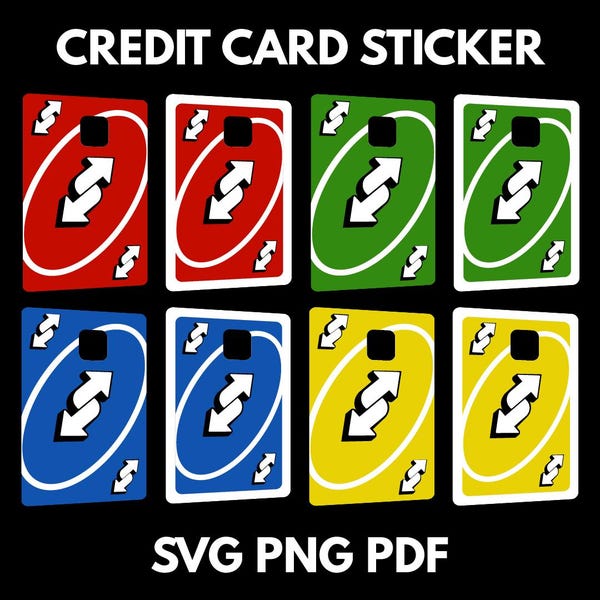Uno Card Skin Credit - Etsy