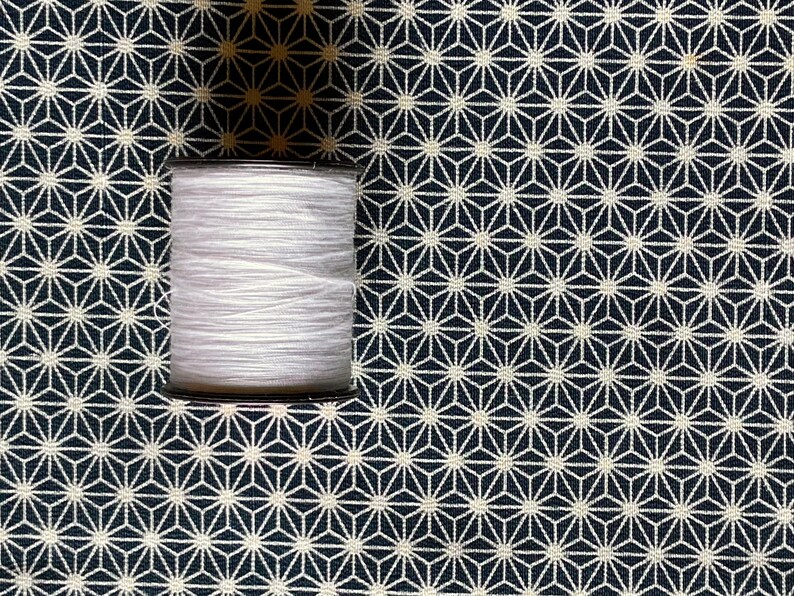 Vintage Silk Star Pattern in White and Blue. Stars / Geometric / 14 X ...