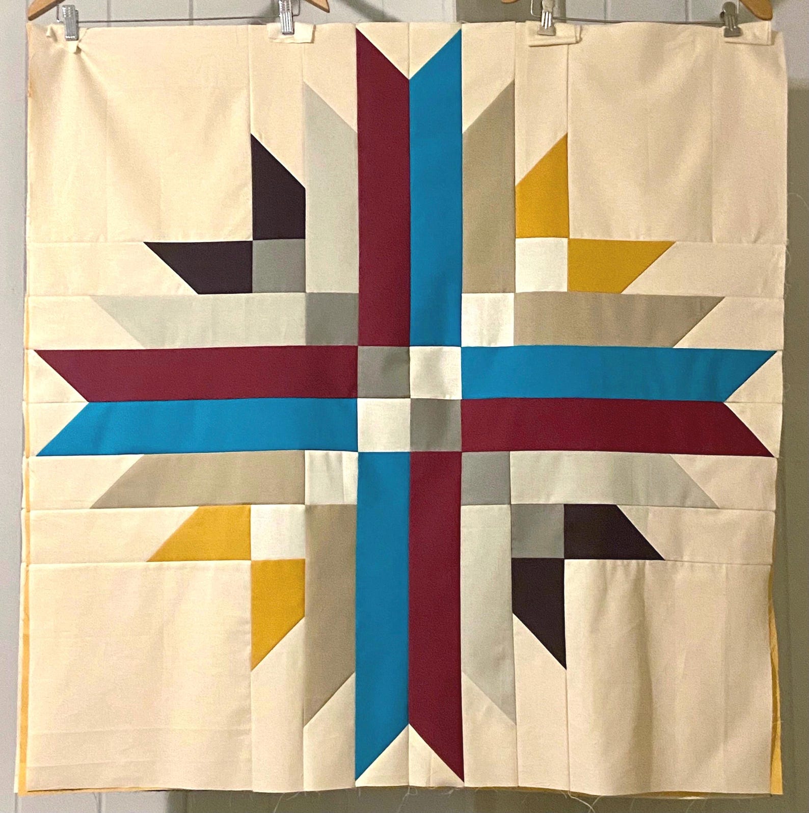 Custom Hand Made Art Quilt - You Choose Colors and Backing. Quilt, Wall ...