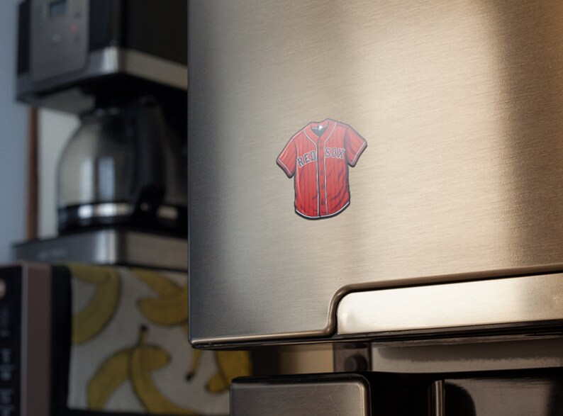 Boston Red Sox Jersey Fridge Magnet - MLB Memorabilia, Baseball Fan ...