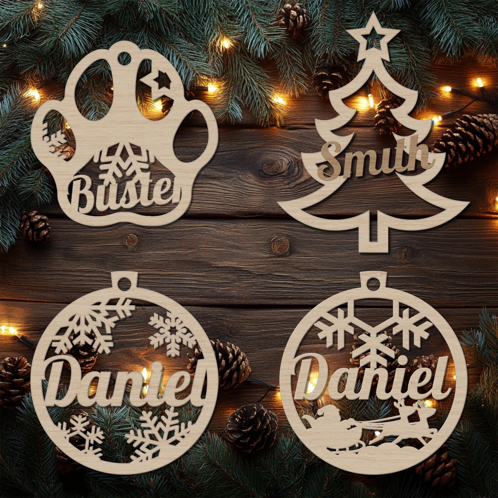 Handmade Christmas Ornaments, Personalized Christmas Decorations ...
