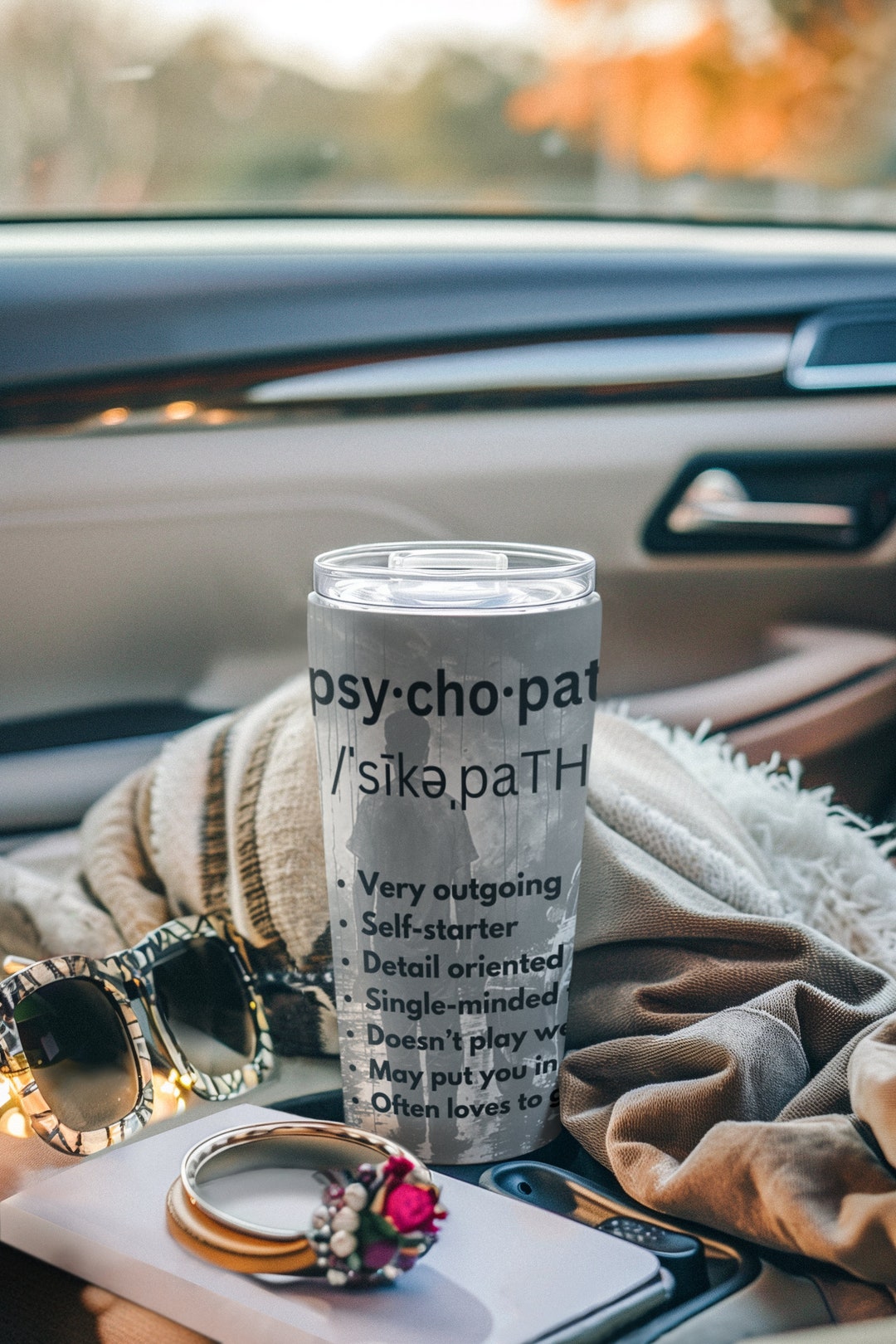 Funny Dark Humor Cheeky Psychopath Cute Gift for Him or Her Insulated ...