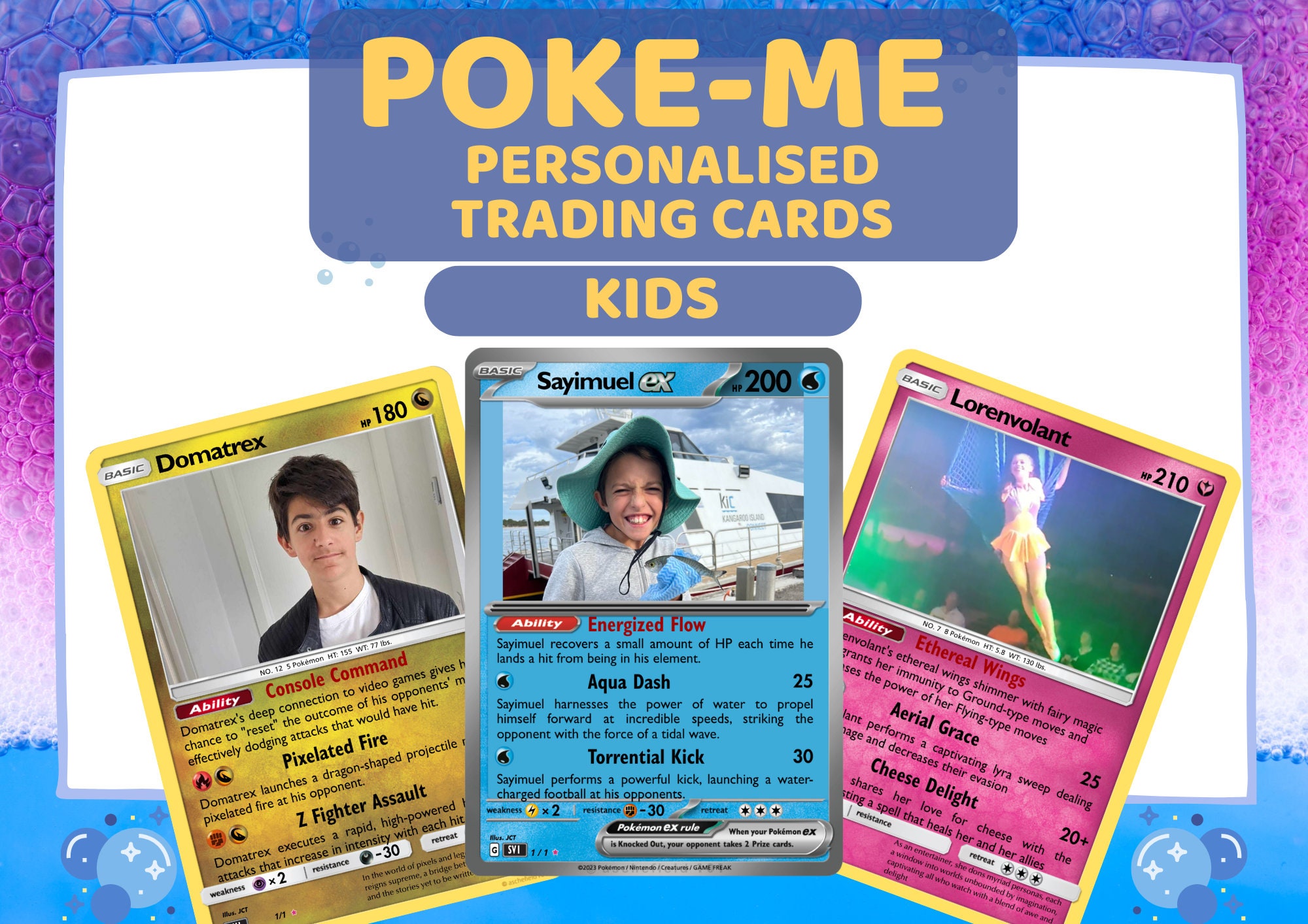 Pokemon, Card, Personalised, Pokemon Card, Gift Card, Gift ...