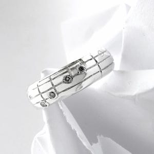 Custom Music Note Wedding Bands - Original Real Music Notes Ring ...