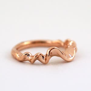 Water Ring Set - Handmade Wave Ring Beach Wedding Alternative ...