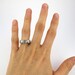 Music Engagement Ring in White Gold With Moonstone Customize With ...