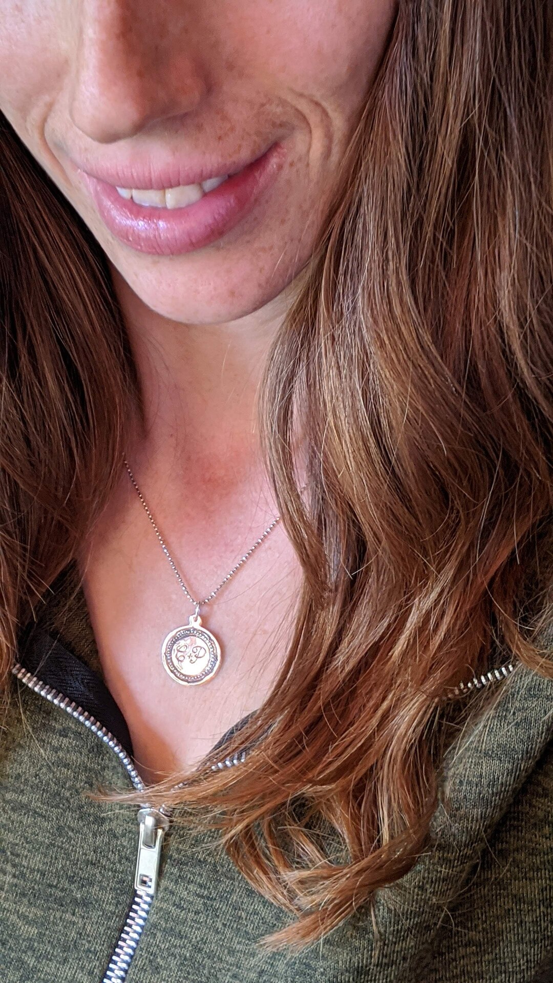 Coin With Your Initials Hand Engraved Family Gift Zodiac Stamp Ancient ...