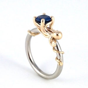 Octopus Joy - Ocean Emerald Engagement Ring for Cephalopod Kraken Sea ...