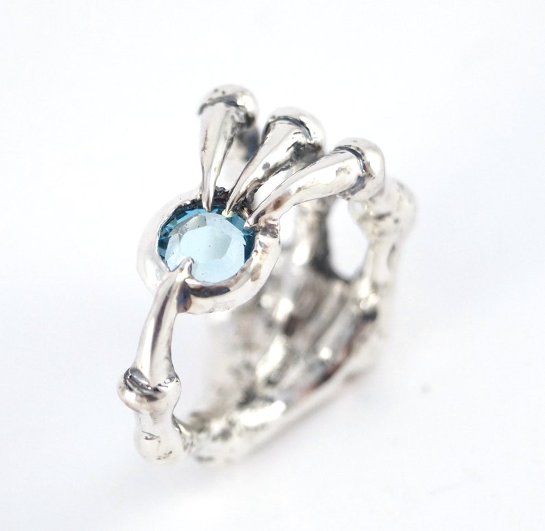 Bird Claw Ring Magic Clutch Ring Soul Stone Nerd Engagement | Etsy