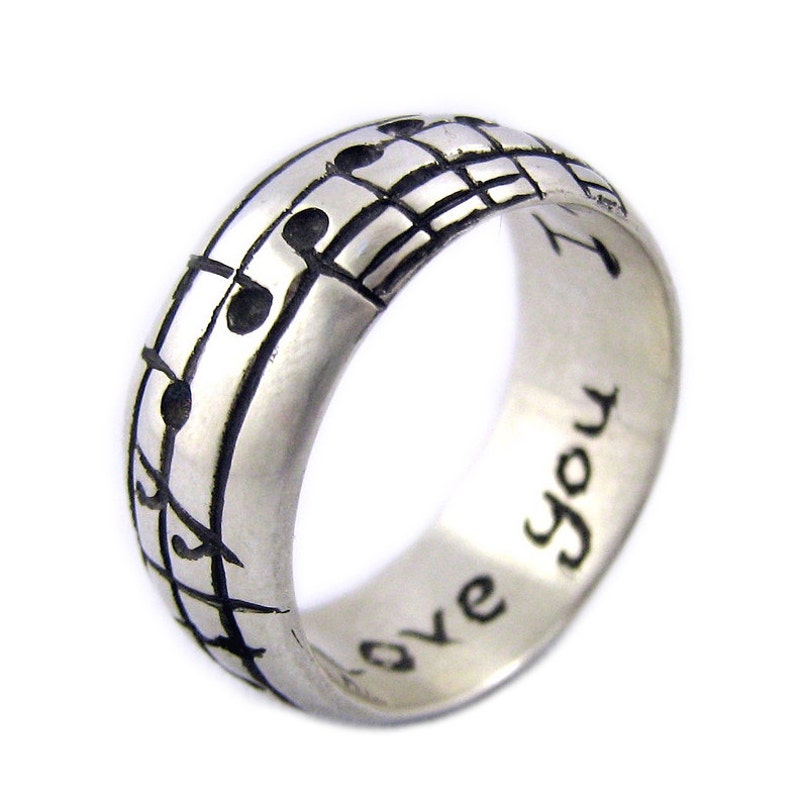 Music Note Ring - Etsy