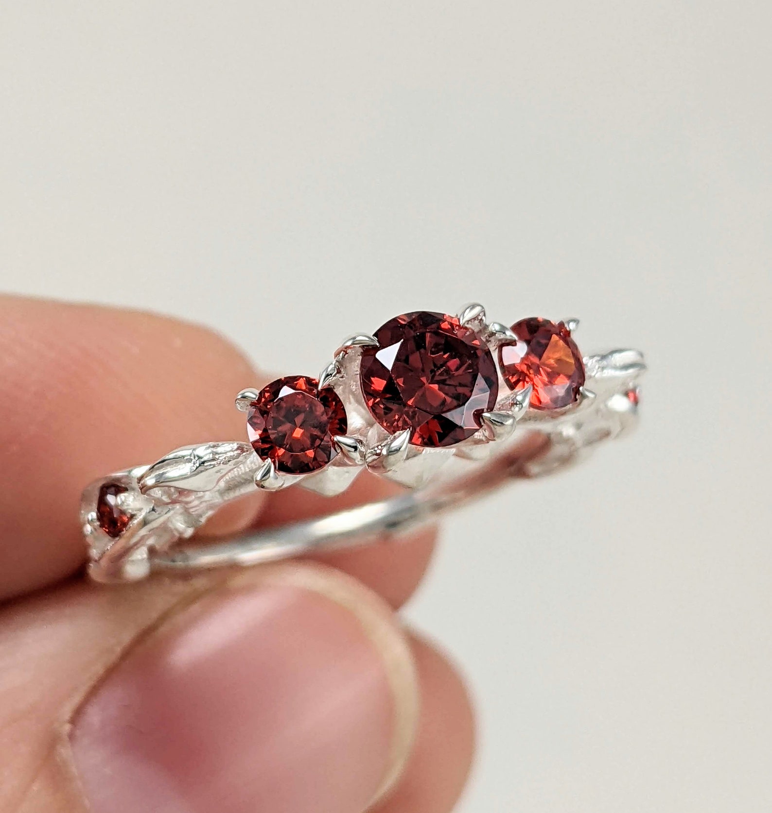 DND Dungeons and Dragons Silver Ring With 5 Gemstones Color of - Etsy