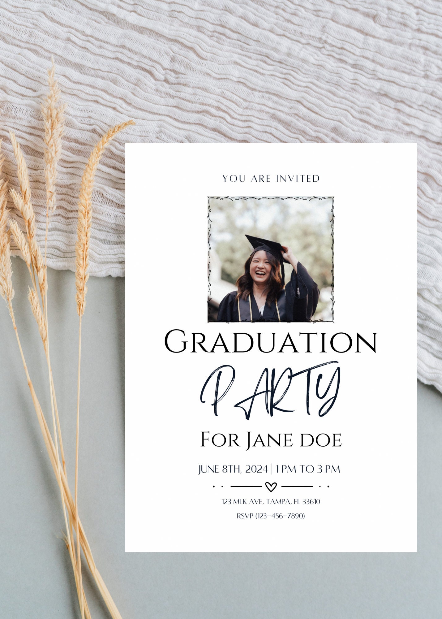 Nurse Graduation Invitation, Graduation Party Invitation,nurse Week ...