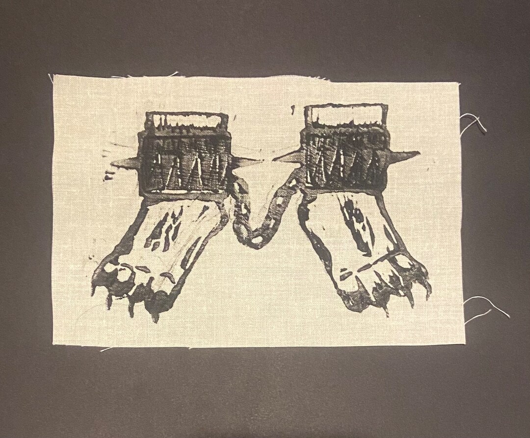 White Shackle Patch - Etsy