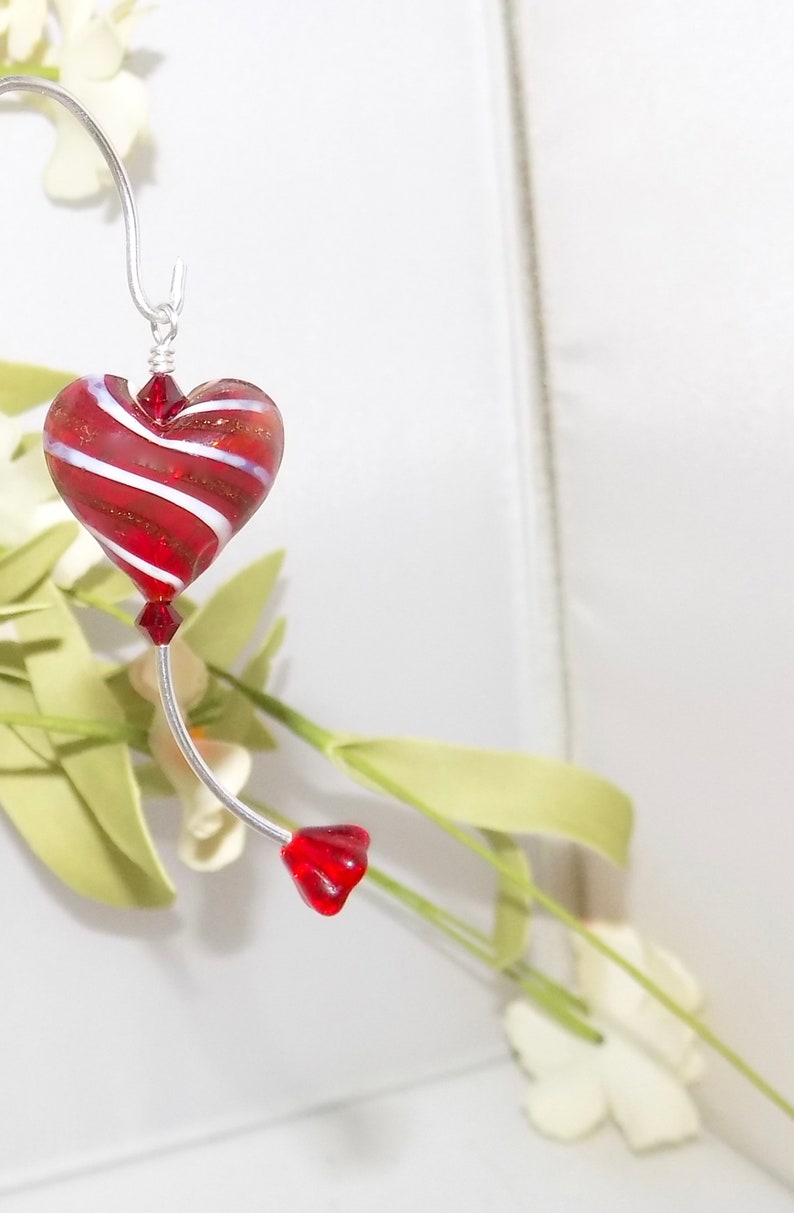 Unique Fairy Garden Miniature Heart-Shaped Blown Glass | Etsy