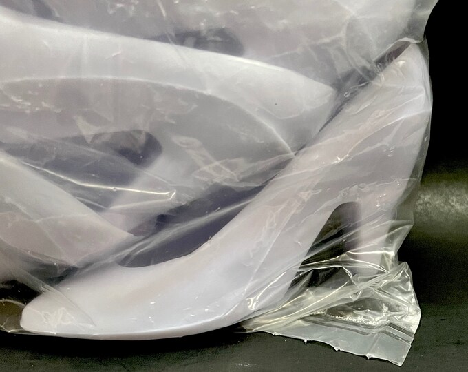 Unopened Package of 12 White Plastic 4 High Heel Shoes for Crafting - Etsy