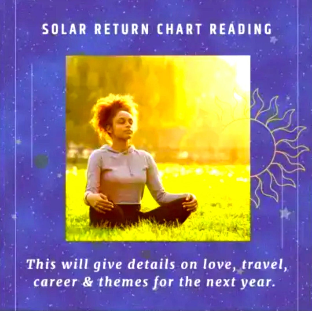 Within 24-48 Hours Solar Return Chart Reading Written Report and Phone ...
