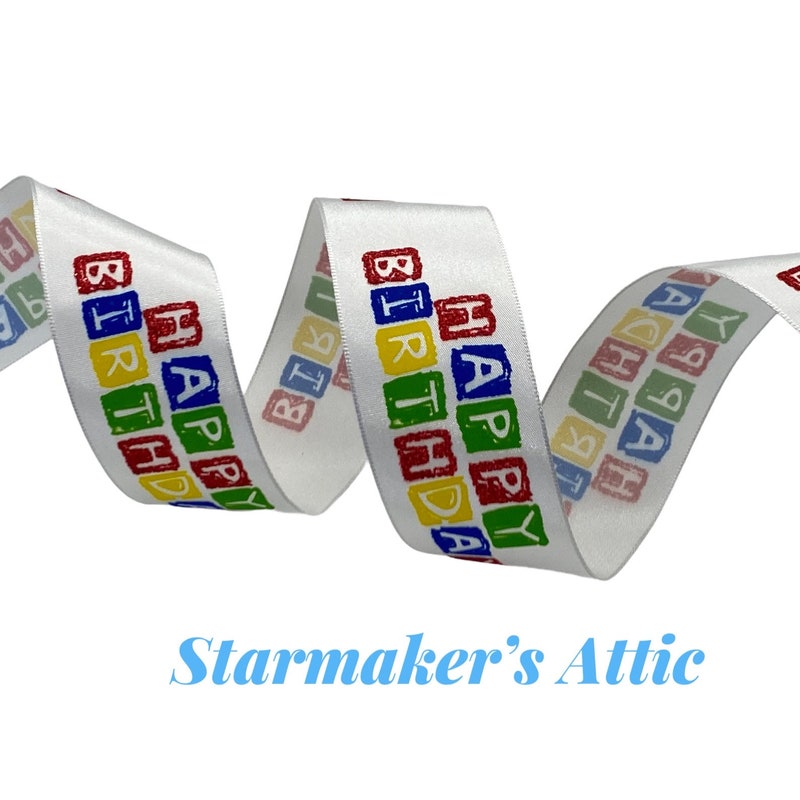 Happy Birthday Ribbon - Etsy