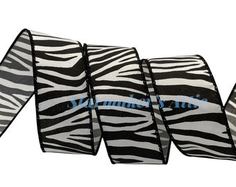 Zebra Print Ribbon - Etsy