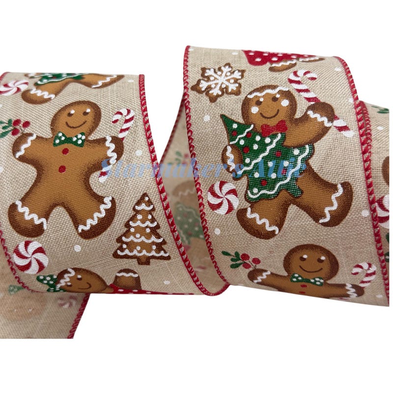 Gingerbread Ribbon - Etsy