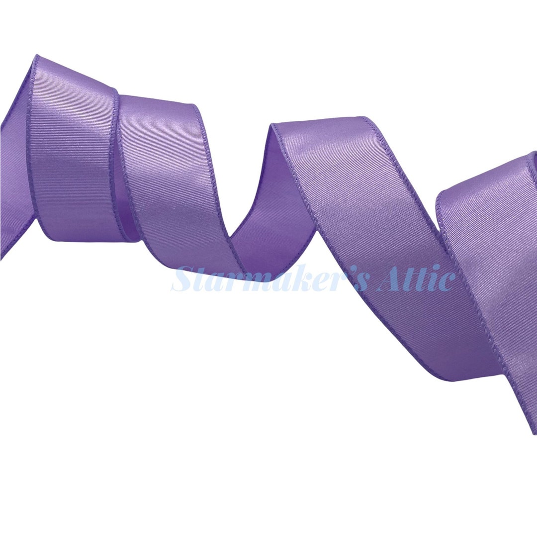 Beautiful 1.5 Inch Wired Grosgrain Ribbon in Lavender - 5 Yards for ...