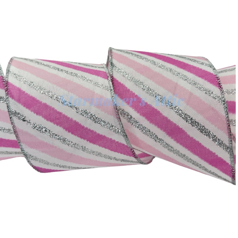 Pink Wired Ribbon - Etsy