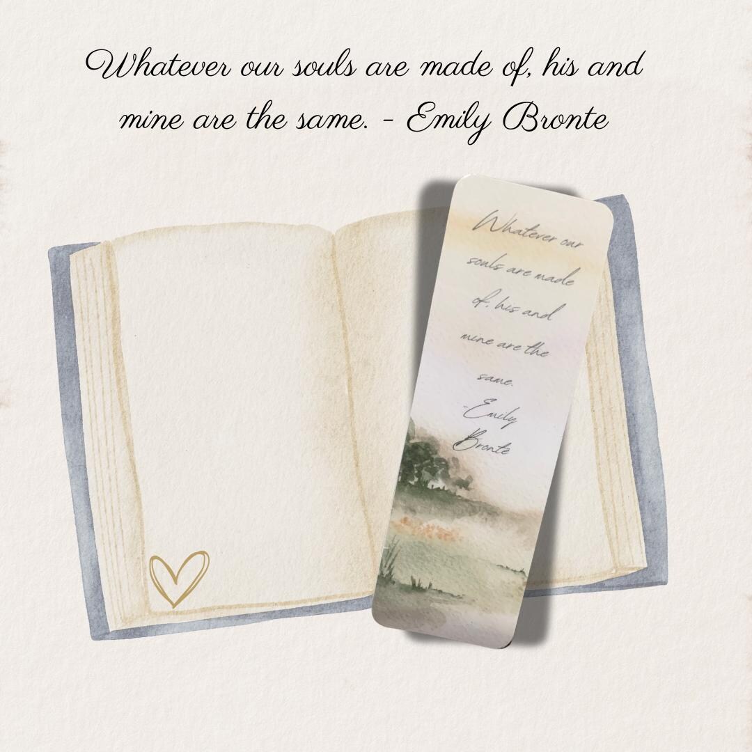 Bronte Bookmark - Wuthering Heights Inspired - Etsy