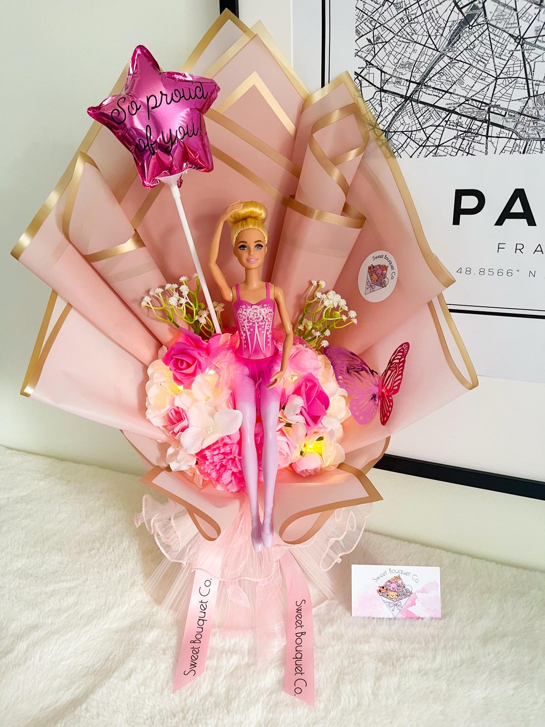 Barbie Doll Bouquet, Barbie Bouquet, Dance Bouquet, Dance Recital ...