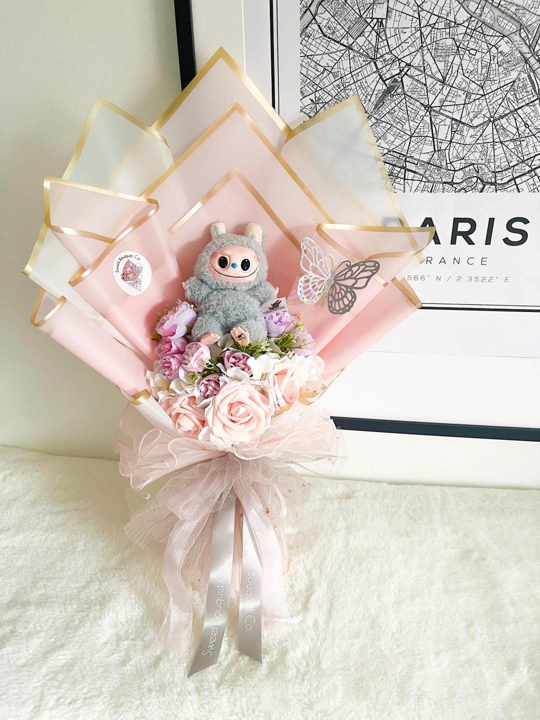Super Cute Labubu the Monster, Labubu Gift, Labubu Bouquet, Pop Mart ...