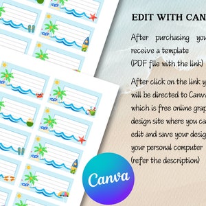 School Name Tags,beach Name Tags,beach Name Labels,classroom Name ...