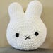 Handmade Crochet Miffy Pillow Made to Order Adorable Decor - Etsy