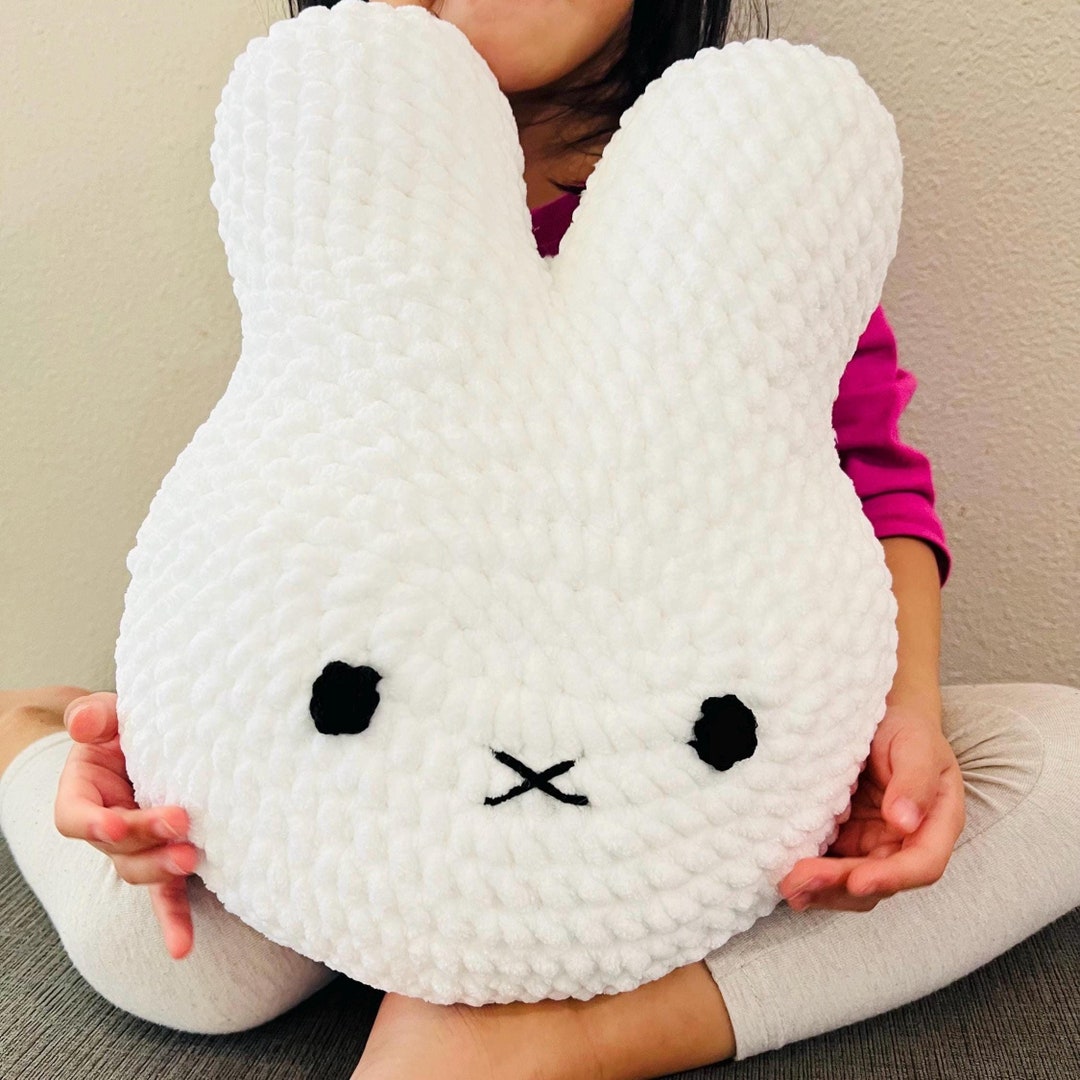 Handmade Crochet Miffy Pillow - Made to Order Adorable Decor - Etsy