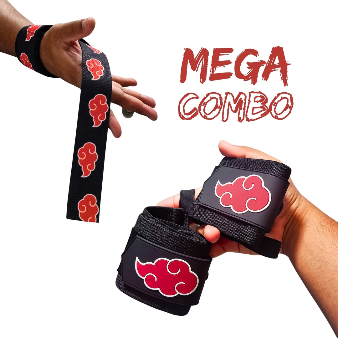 Anime Wrist Wraps & Lifting Straps for Powerlifters, Strength Athletes ...
