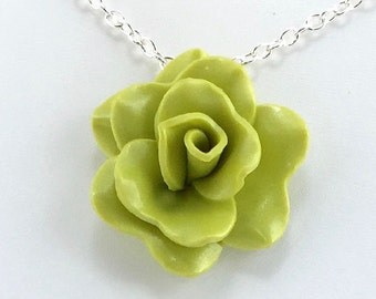 Wasabi Green Rose - Etsy