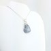 Silver Clay Heart Pendant Simple Heart Necklace Silver - Etsy