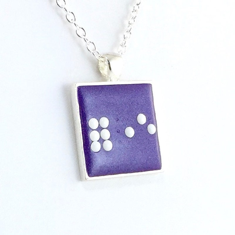 Square Dice Necklace - Etsy