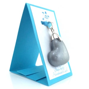 Silver Clay Heart Pendant - Simple Heart Necklace - Silver Clay Heart ...