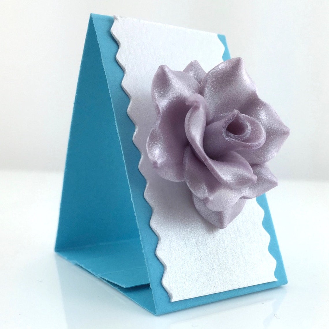 Pastel Purple Rose Pendant - Simple Rose Necklace - Pastel Purple Rose ...