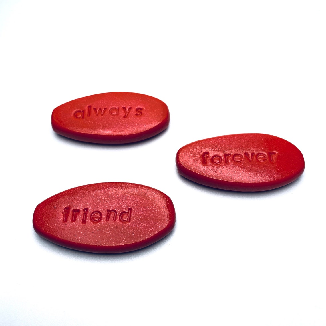 Friend, Always, Forever - Braille Pocket Pebbles Set of 3 ...