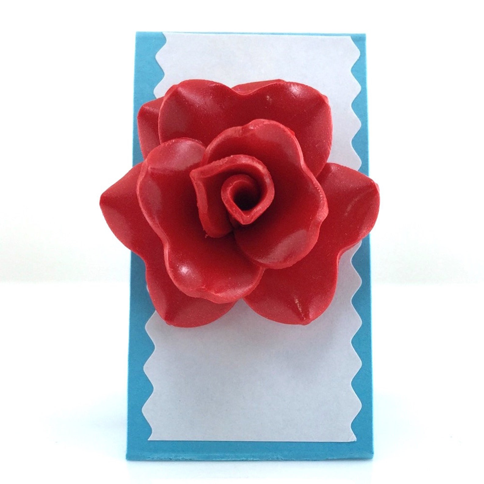 Tomato Red Rose Pendant - Simple Rose Necklace - Red Rose Necklace ...
