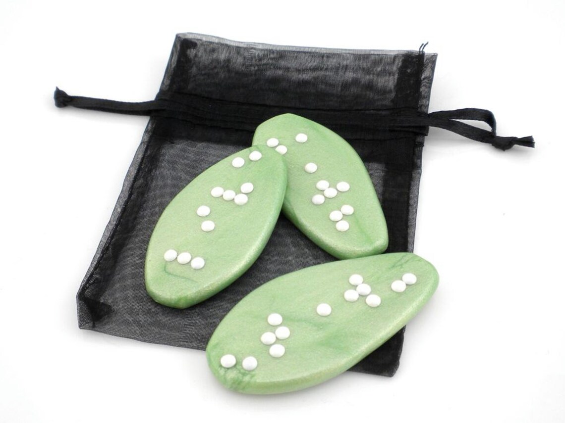 Live Dream Create Braille Pocket Pebbles Set of 3 | Etsy