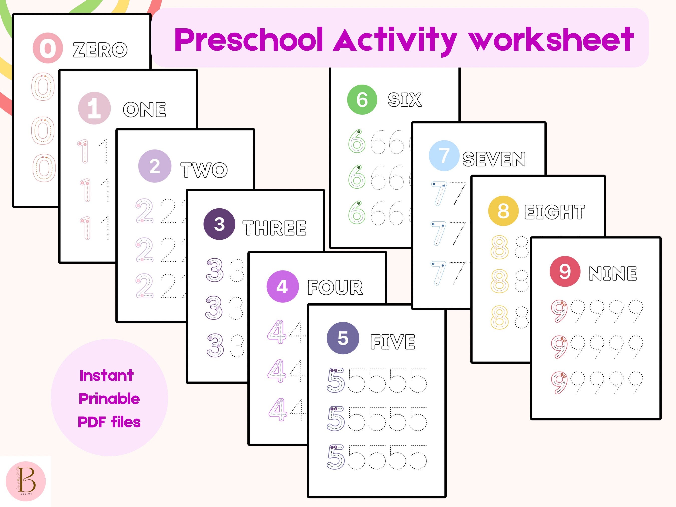 Preschool Activity Worksheets / Printable Worksheets / Kindergarten ...