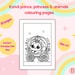 Kawii Printable Colouring Pages for Kids /cute Prince and Princess ...