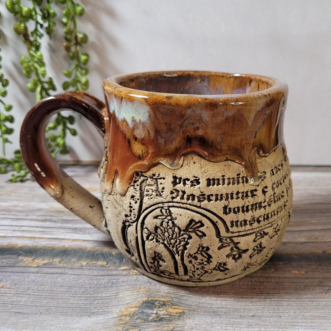 Medieval Bee Ceramic Mug - Handmade, Speckled Clay - Etsy